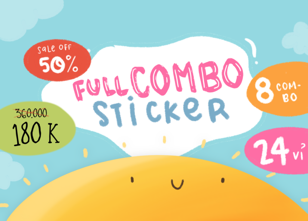 FULL COMBO STICKER – Doris Store